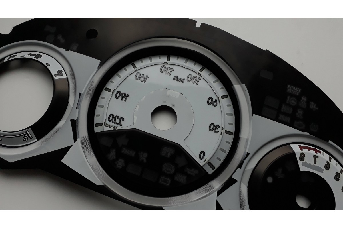 Honda HR-V speedometer face replacement from MPH to km/h.