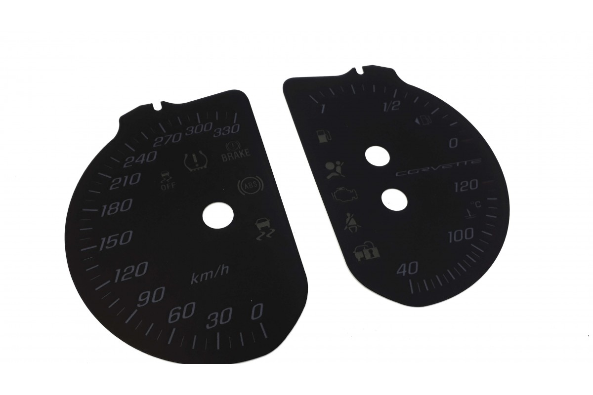 Chevrolet Corvette C7 - Replacement instrument cluster dials, face ...