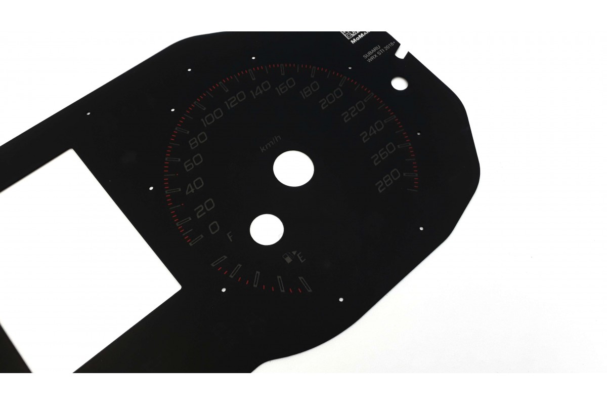 Subaru WRX STI 2018+ Replacement tacho dial, counter face, gauge ...