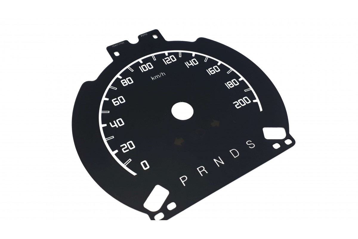 Speedometer Dial Overlay – Ford Ranger III (MPH to km/h Conversion)