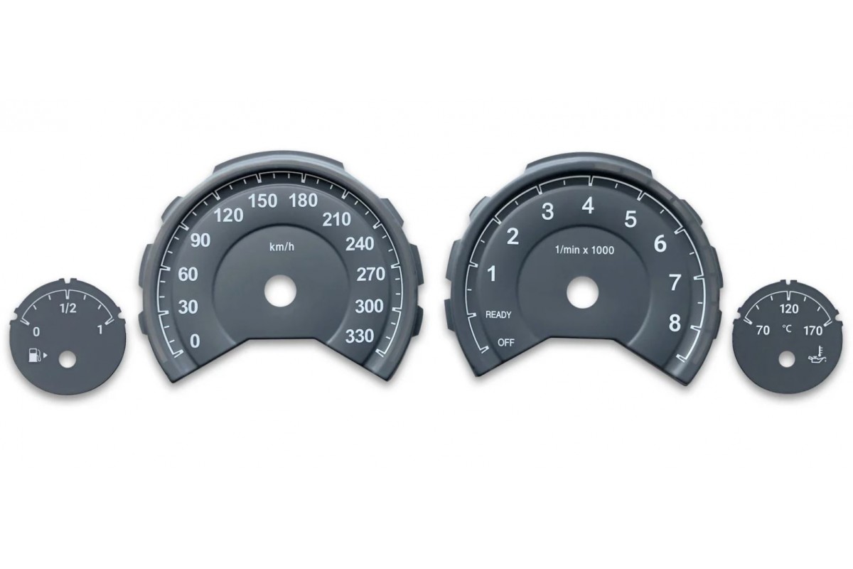 BMW 3D M3/M4 F80, F82, F83 – Speedometer Dials Gauges Replacement MPH ...