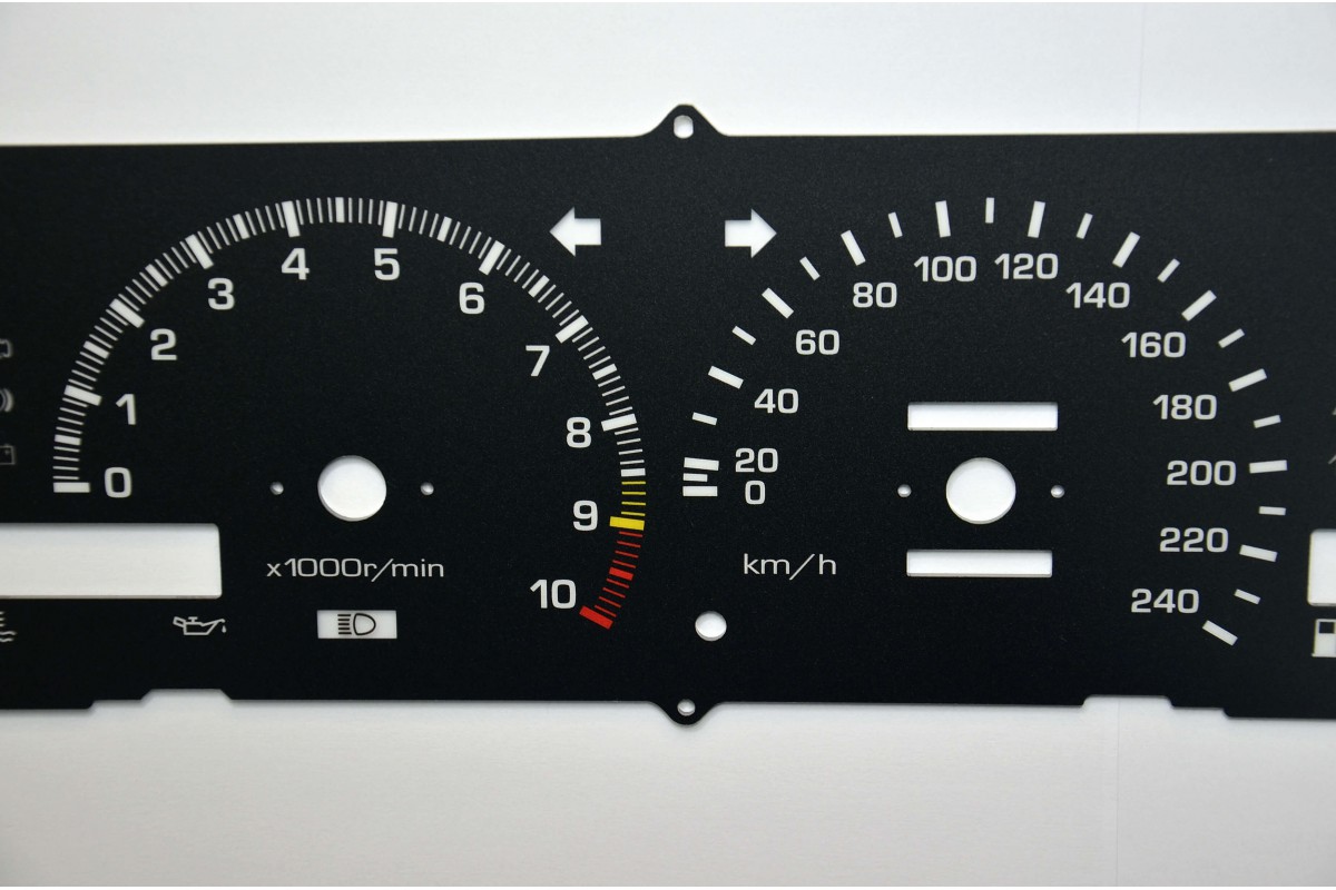 Toyota Corolla AE86 Classic design PLASMA TACHO GLOW GAUGES ...