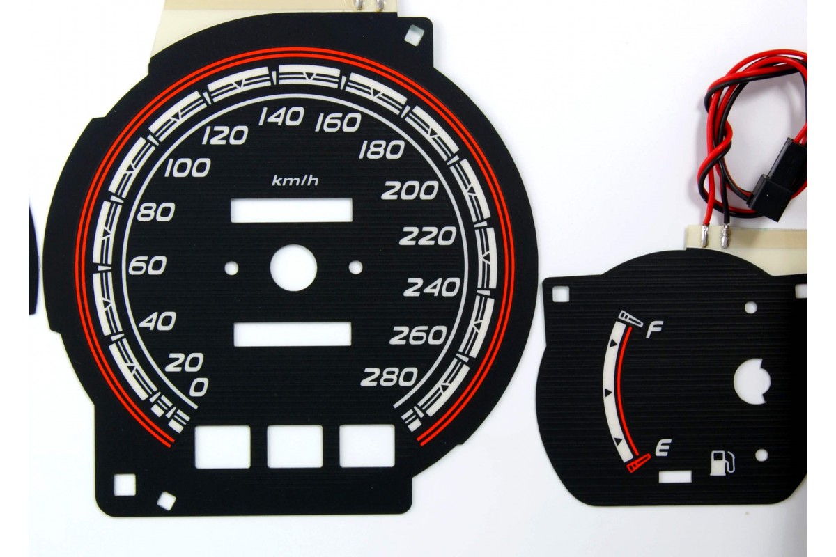 Toyota Supra MK3 (1986-1992) PLASMA TACHO GLOW GAUGES TACHOSCHEIBEN DIALS