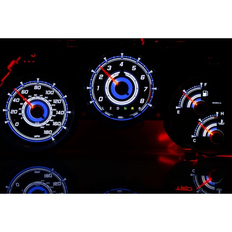 Toyota Supra MK4 design 1 PLASMA TACHO GLOW GAUGES TACHOSCHEIBEN DIALS