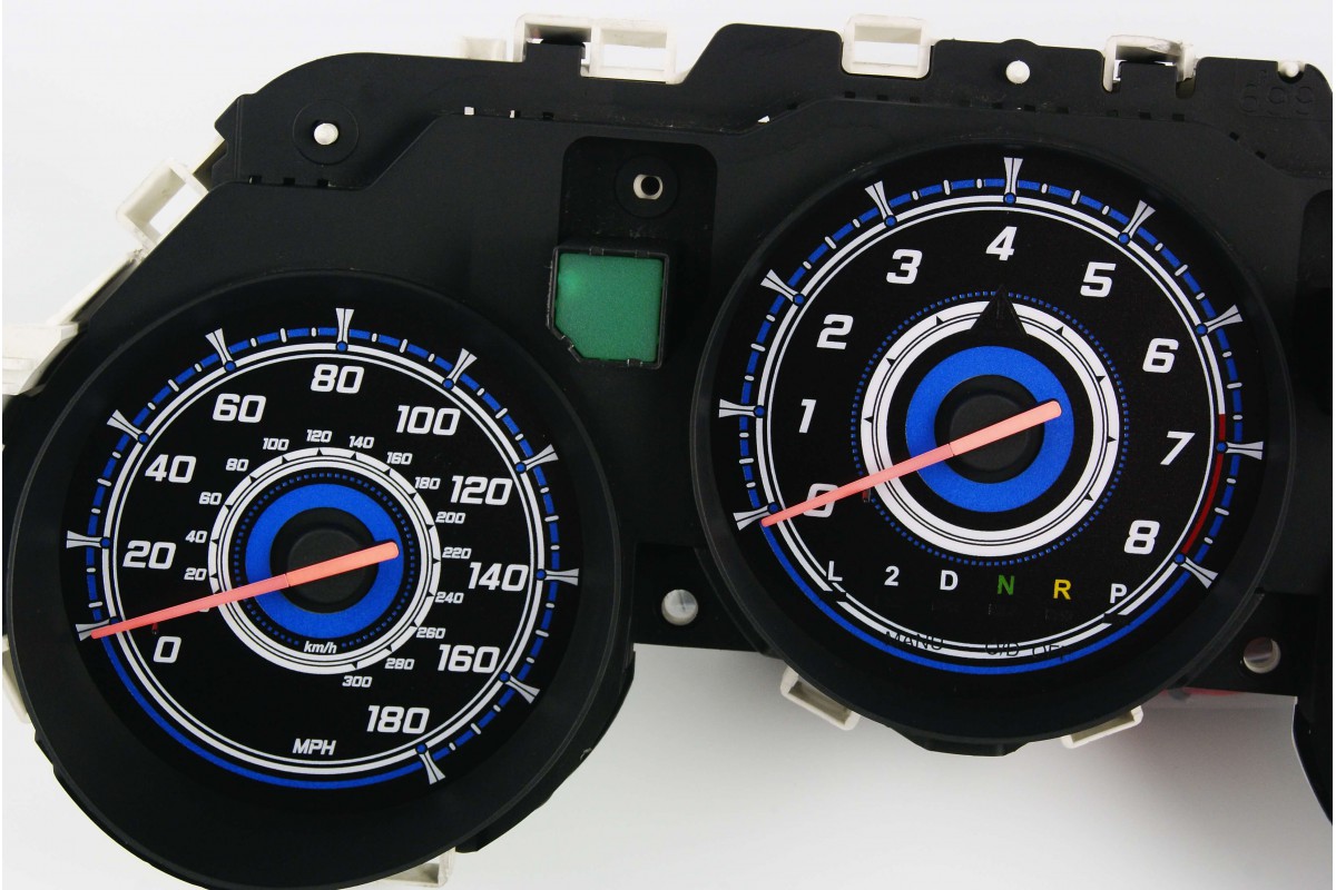 Toyota Supra MK4 design 1 PLASMA TACHO GLOW GAUGES TACHOSCHEIBEN DIALS