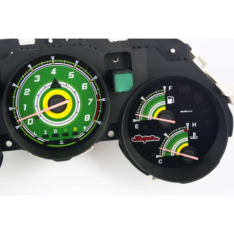 Toyota Supra MK4 design 3 PLASMA TACHO GLOW GAUGES TACHOSCHEIBEN DIALS