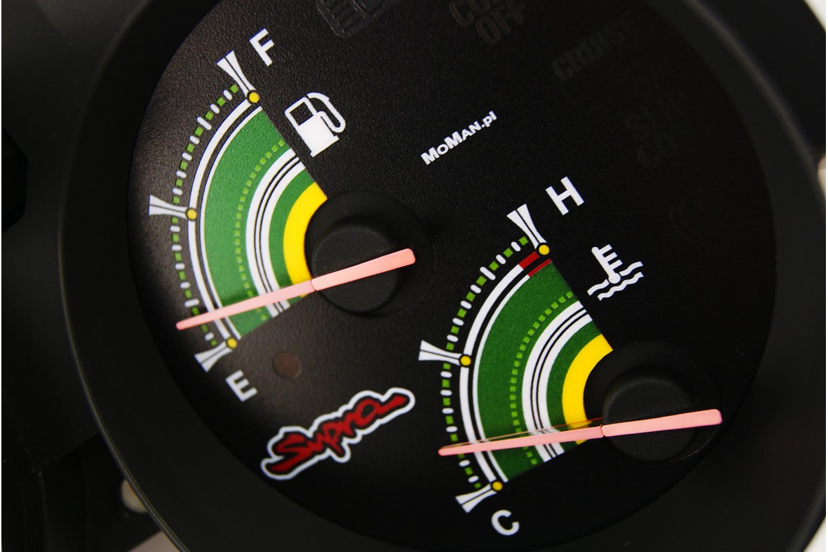Toyota Supra MK4 design 3 PLASMA TACHO GLOW GAUGES TACHOSCHEIBEN DIALS
