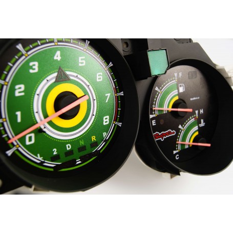 Toyota Supra MK4 design 3 PLASMA TACHO GLOW GAUGES TACHOSCHEIBEN DIALS