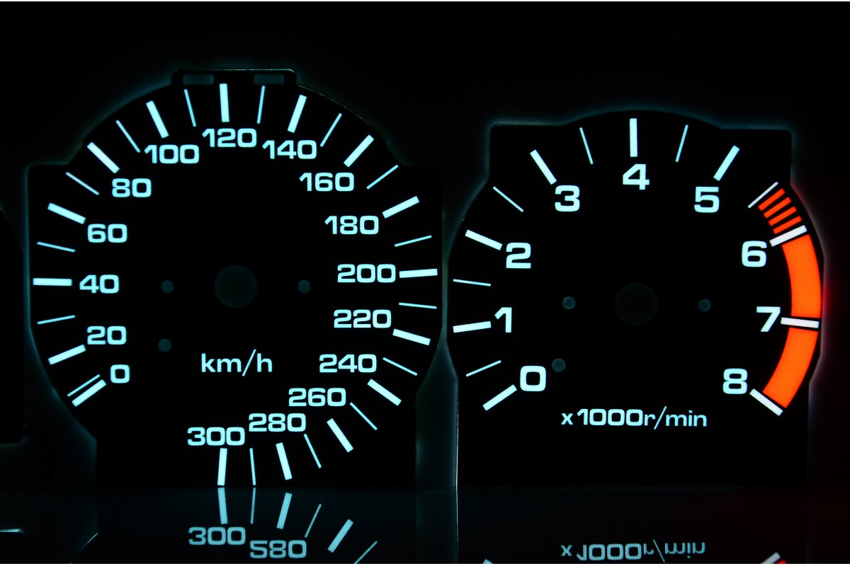 Nissan Maxima 1989-94 PLASMA TACHO GLOW GAUGES TACHOSCHEIBEN DIALS