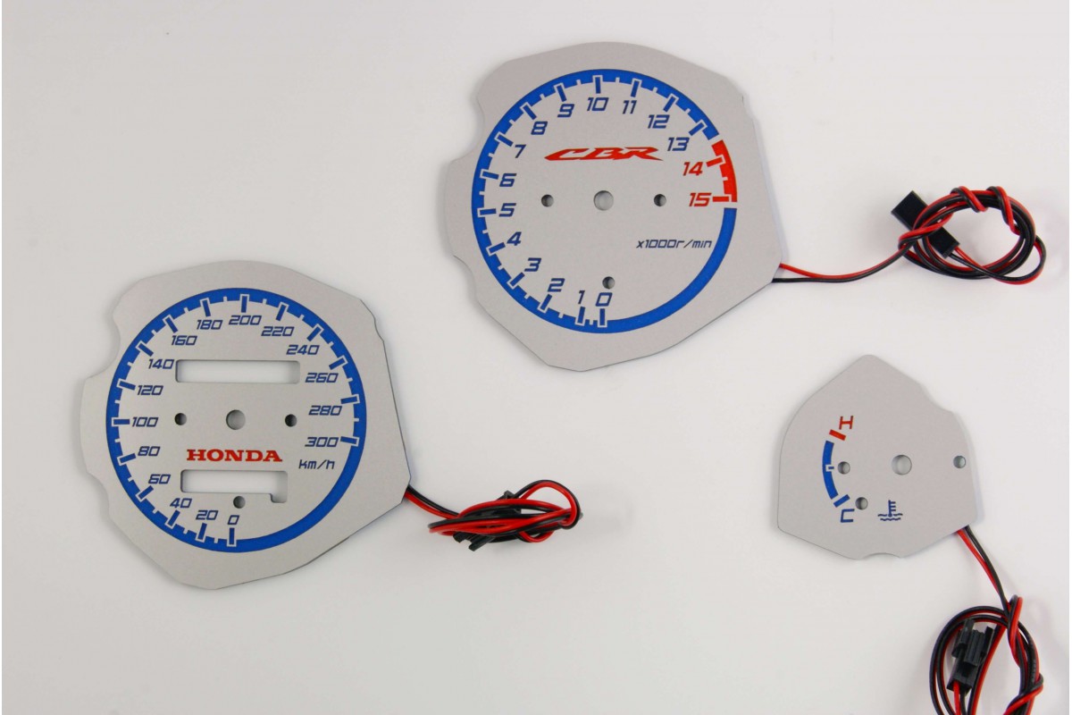 Honda CBR 900RR F3 PLASMA TACHO GLOW GAUGES TACHOSCHEIBEN DIALS