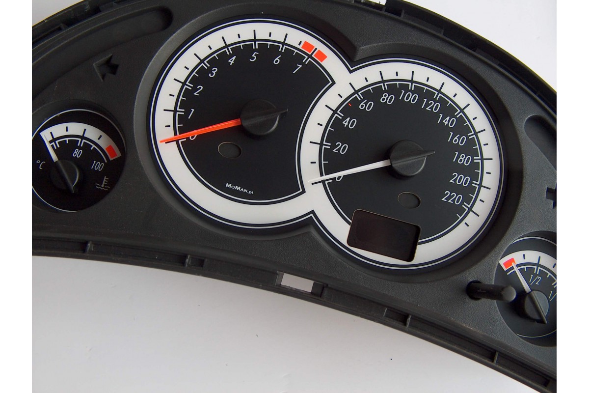 Opel Corsa C design 1 PLASMA TACHO GLOW GAUGES TACHOSCHEIBEN DIALS