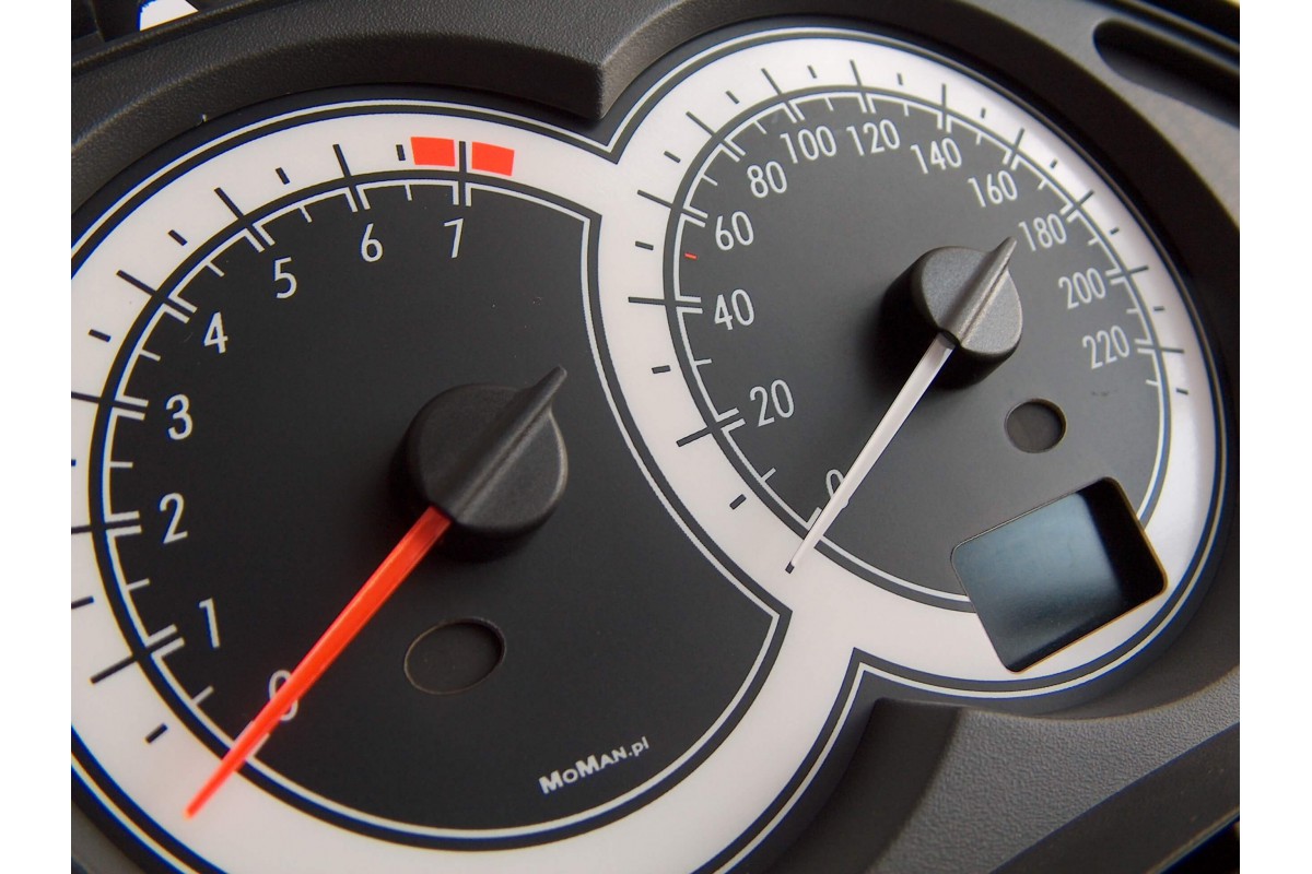 OPEL CORSA C glow gauges dials plasma dials kit tacho glow dash shift ...