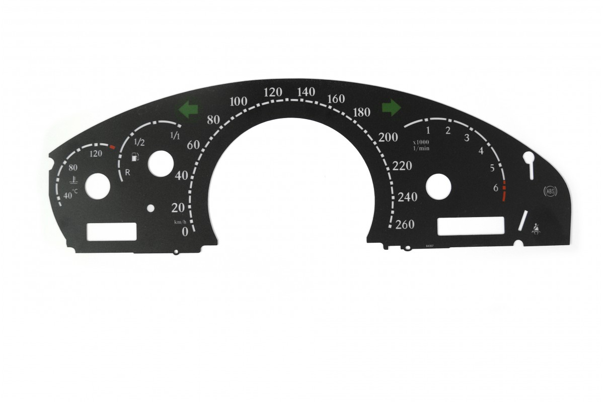 Maybach 57 (2002-2010) - replacement dials gauges from MPH to Km/h ...