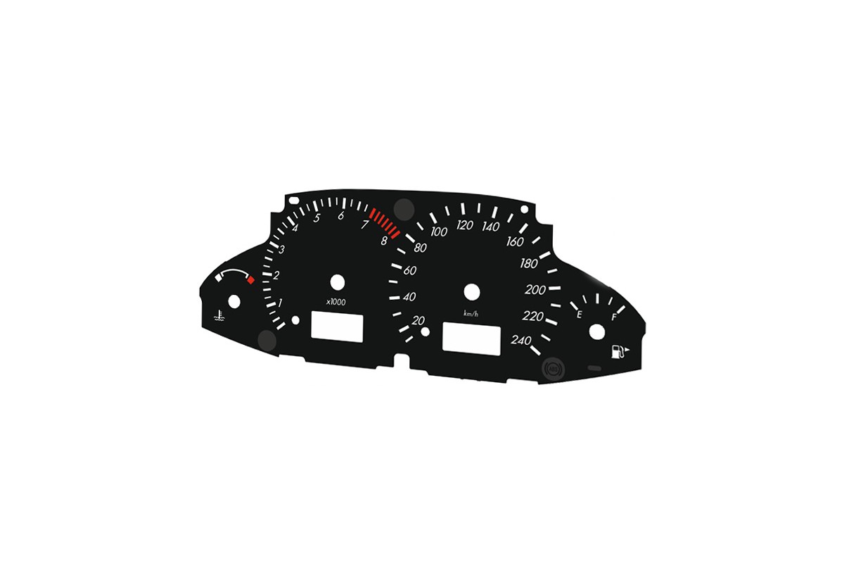 Ford Cougar - converted tacho dials from MPH to Km/h