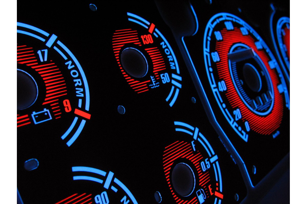 Ford Probe I design 1 PLASMA TACHO GLOW GAUGES TACHOSCHEIBEN DIALS