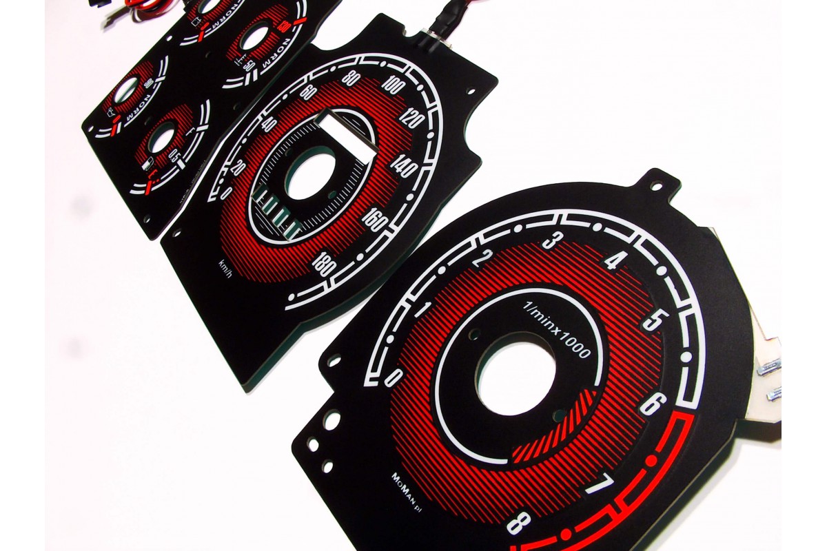 Ford Probe I design 1 PLASMA TACHO GLOW GAUGES TACHOSCHEIBEN DIALS