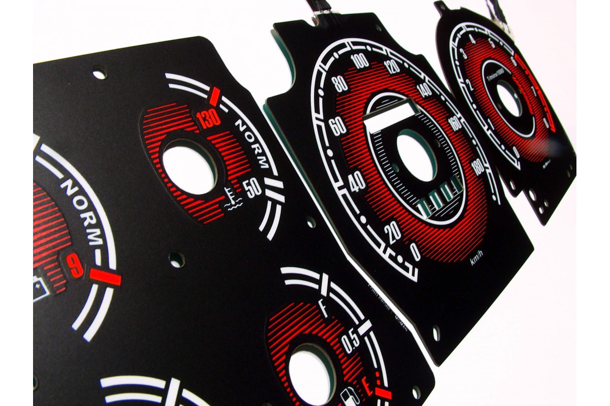 Ford Probe I design 1 PLASMA TACHO GLOW GAUGES TACHOSCHEIBEN DIALS