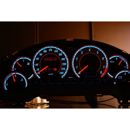 Ford Probe 2 PLASMA TACHO GLOW GAUGES TACHOSCHEIBEN DIALS