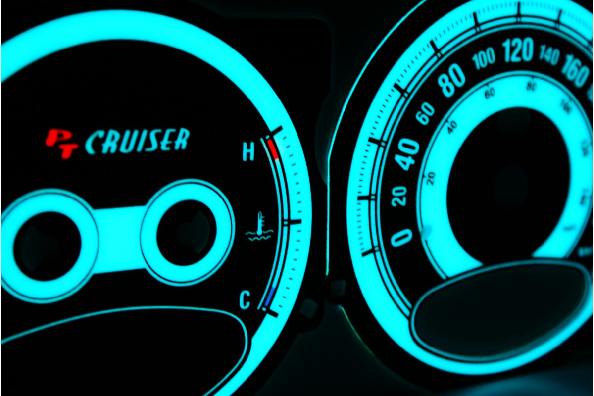 Chrysler PT Cruiser (2001-2007) PLASMA TACHO GLOW GAUGES TACHOSCHEIBEN ...