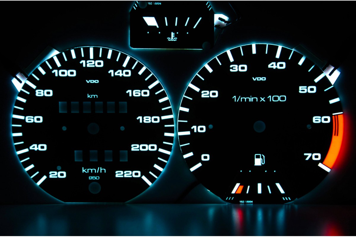 Volkswagen Golf MK2 / Jetta / Scirocco design 2 plasma dials glow gauges