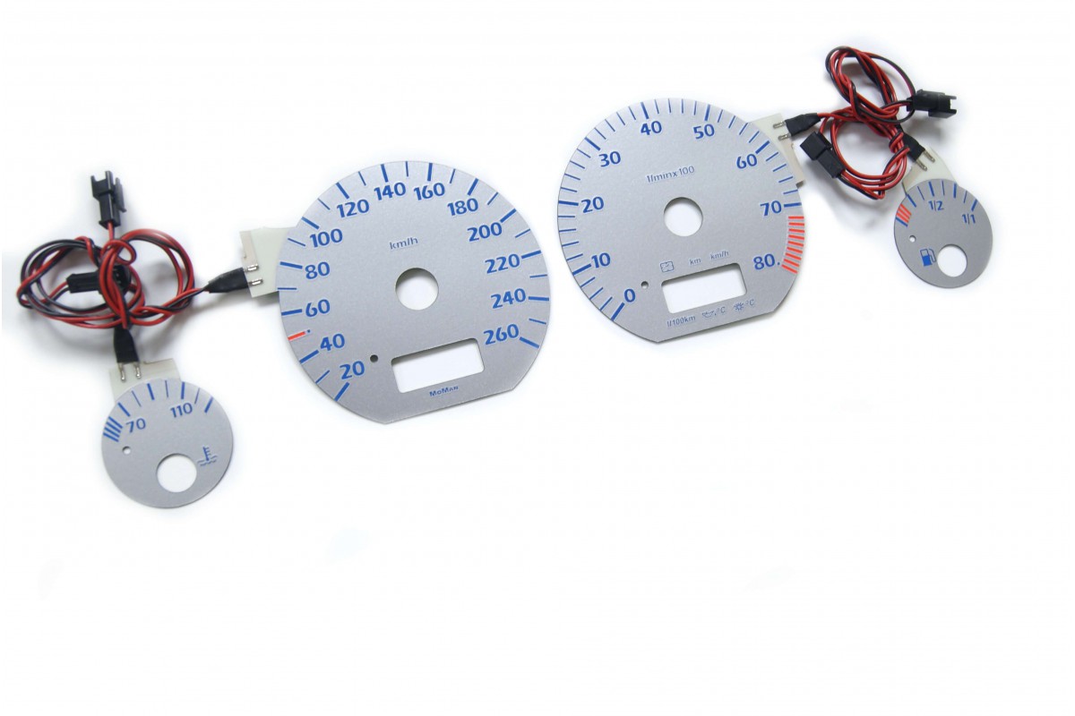 Volkswagen Golf 3 MK3 Design 5 plasma tacho glow gauges tachoscheiben dials