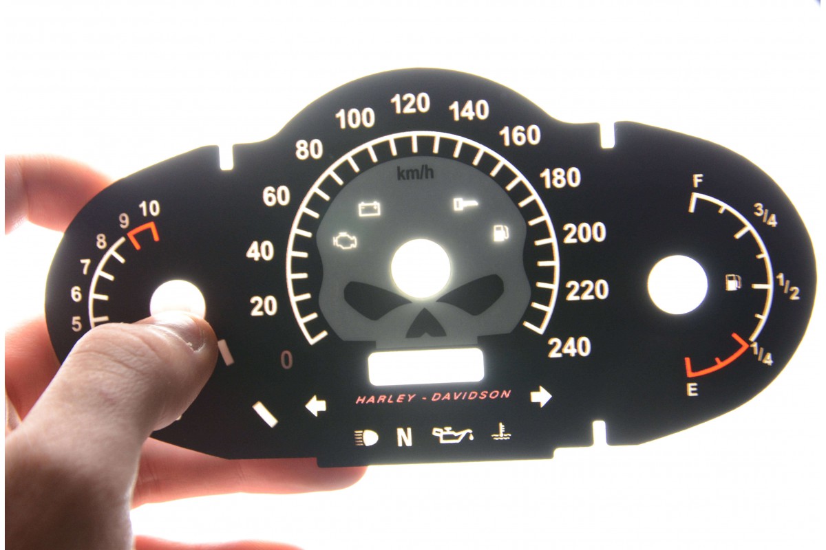 Harley Davidson V-Rod - replacement tacho dials