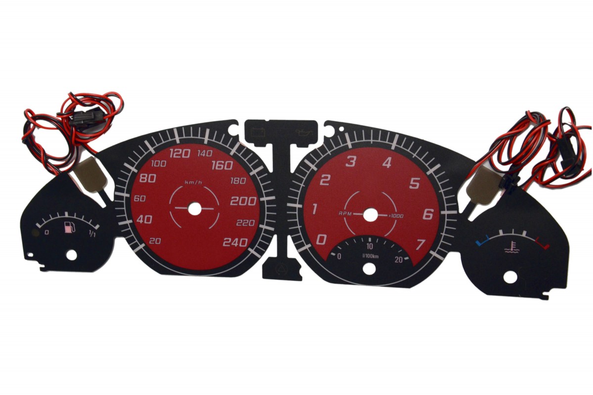 BMW E46 design 4 PLASMA TACHO GLOW GAUGES TACHOSCHEIBEN DIALS SPEEDO