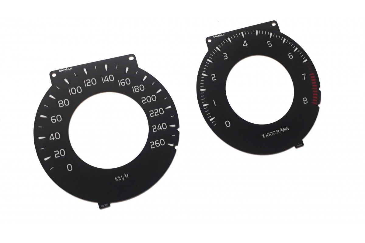 VOLVO dials, gauges replacements from MPH to KMH, for US, UK cars
