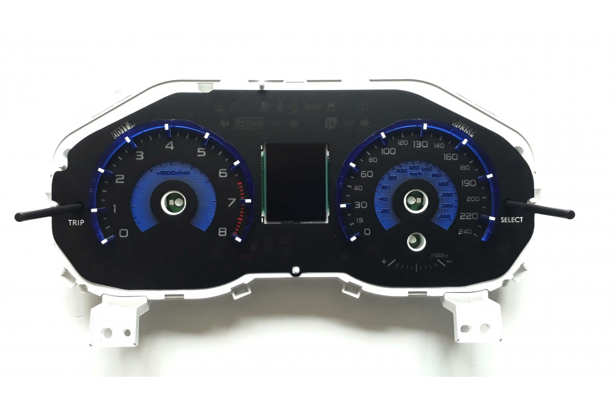 Subaru XV Crosstrek Hybrid - Replacement dial - converted from MPH to Km/h