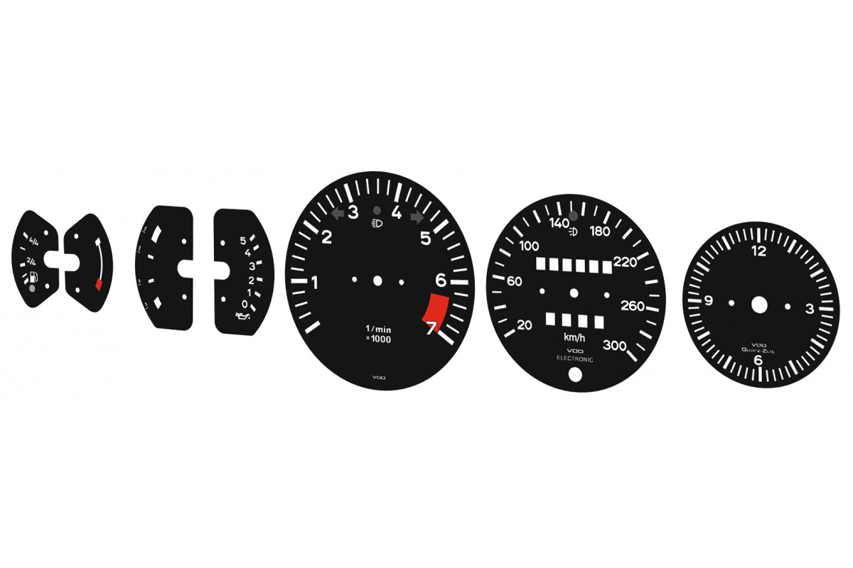 Porsche 911 model 928 / 930 / 944 - Replacement dial - converted from ...