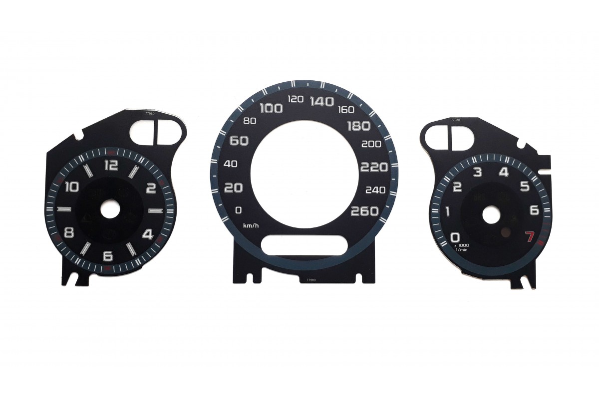 Mercedes W202, W209, W211, W219 - Replacement dial - converted from MPH ...