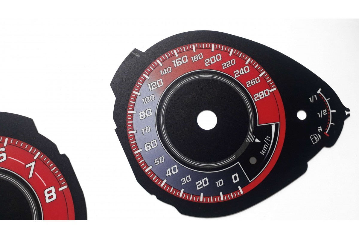 Audi A4 (B8) , Audi Q5 - Custom replacement tacho dials, counter speedo ...